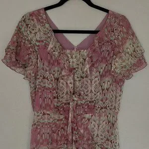 Sundance | Dresses | Sundance Purple Ivory Aline 0 Silk Tiered Ruffle ...